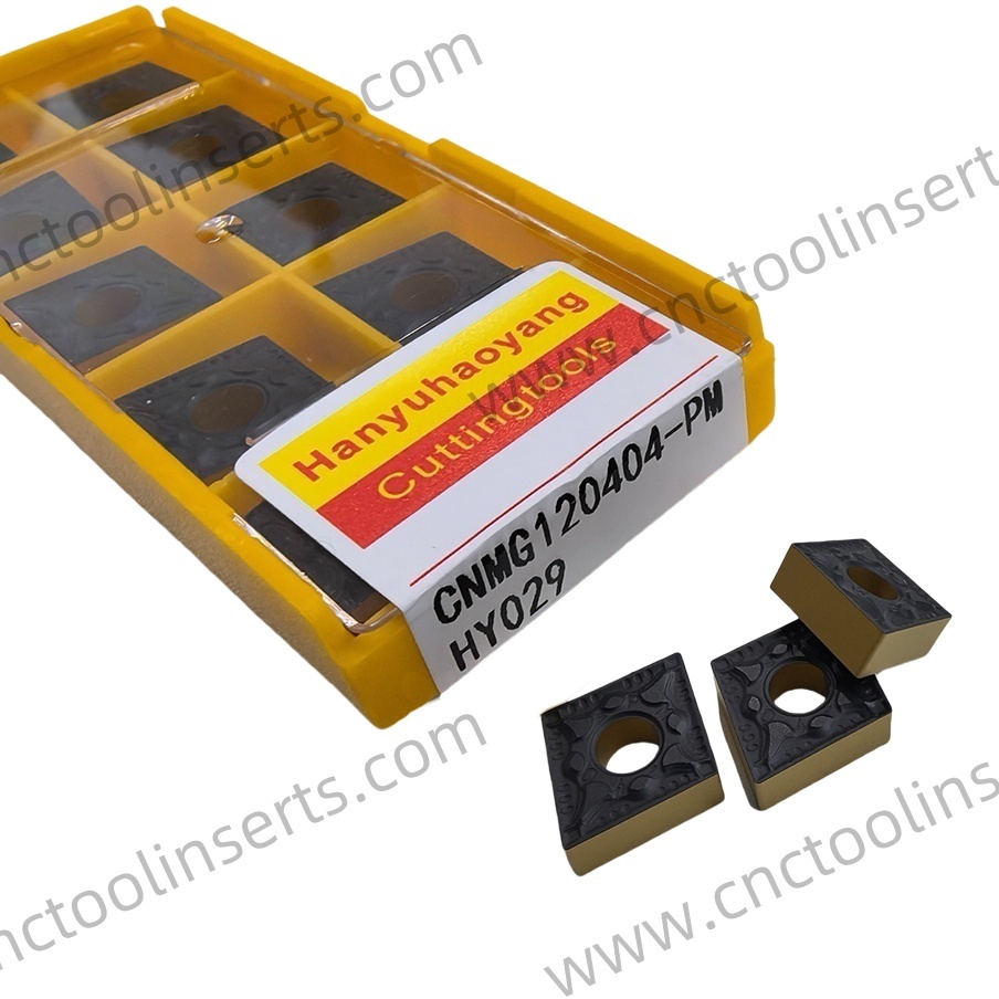 CNC Turning Inserts Wc-Co CVD Coating CNMG120408-PM HY029 Steels